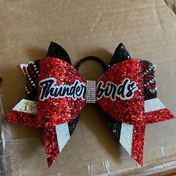 Team Orders Only// Min Order 10 Bows//the showstopper Bow//maroon and ...