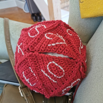 D20 20 Sided Die Digital Crochet Pattern ONLY amigurumi Crochet Pattern ...