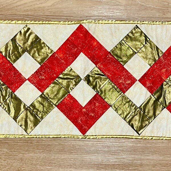 PDF Pattern for Interlocking Squares Table Runner, DIGITAL Pattern - Etsy