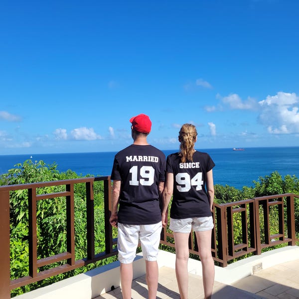 Married Since Shirts - Mr. and Mrs. Shirts - Couples Shirt - Wedding ...