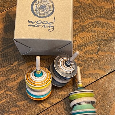 Wooden Finger Spinning Top Handmade Tops Spinning Tops - Etsy