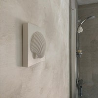 3d Seashell Beach Wall Art, Plaster Ammonite Sculpture, Set of 2 Framed ...