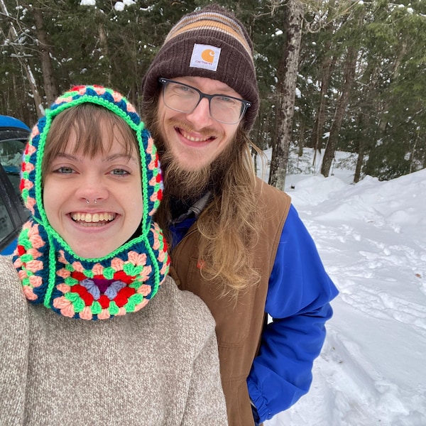 Crochet Colorful Balaclava for Women, 8 Different Colors Balaclava ...