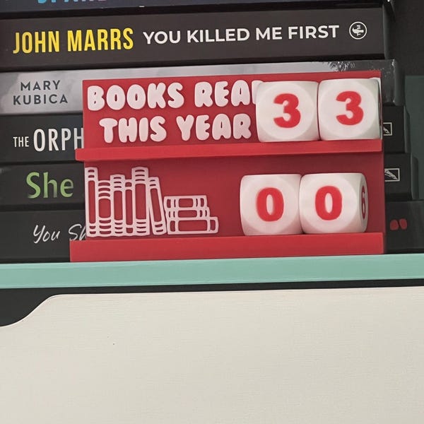 Reading Progress Display – Book Tracker Shelf Decor - Etsy