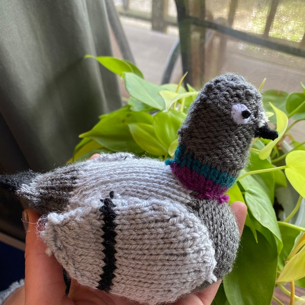 Pigeon Knit Kit - All You Need to Knit a Cute Pigeon - Bill the Pigeon ...