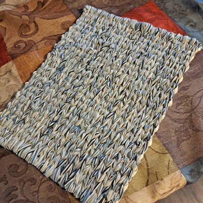 Adjustable Twining Loom for Rag Rugs, Place Mats and Potholders. Maple ...