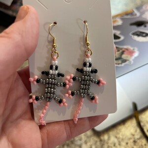 Beaded Possum Charm Keychain - Etsy