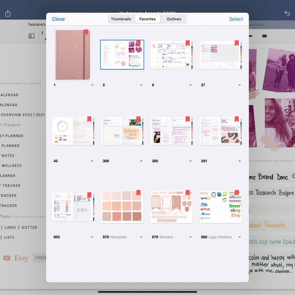 Digital Stickers for Digital Planning Bright Stickers Set Pre Cropped ...