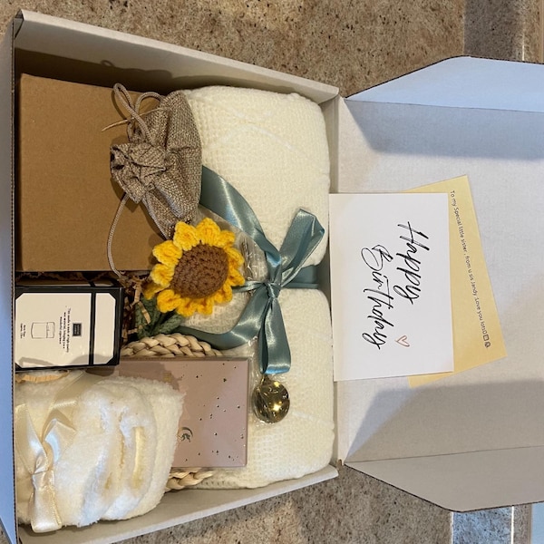 Self Care Gift Box, Sending Hugs Gift Box, Care Package for Her, Care ...