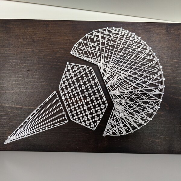 DIY String Art Pattern - Propeller Plane - 10" X 6" - Etsy