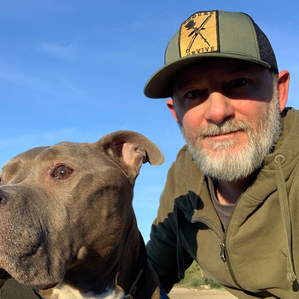 Rose and Switchblade Patch. Endure Survive Iron on Embroidered Patch - Etsy