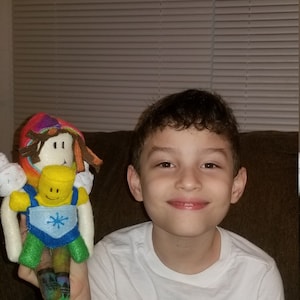 Custom Roblox Mini Plush Toy - Etsy