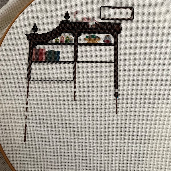 Goth Stitch-a-long Temperature Cabinet 2025 PDF Gothic Cross Stitch ...