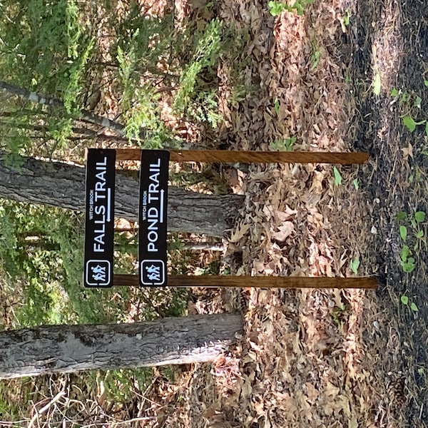 Hiking Trails Sign, Custom Hikers Gift, National Park Location Sign ...
