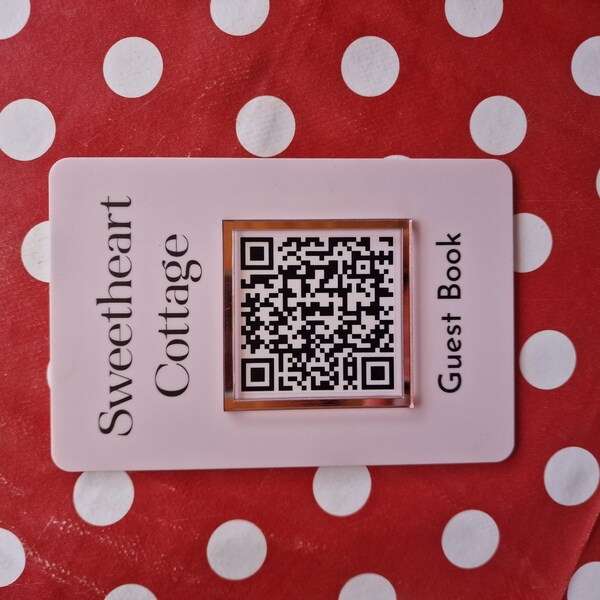 Mini QR Display Sign - Etsy UK