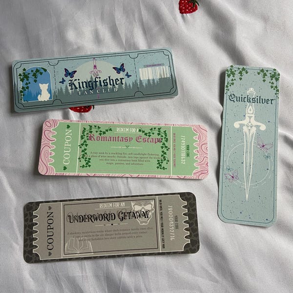 Quicksilver Inspired Bookmark | Fanclub - Etsy
