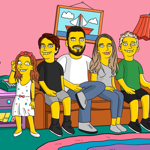 Personalized Simpsons Family Portrait - Unique Christmas Gift, Custom ...