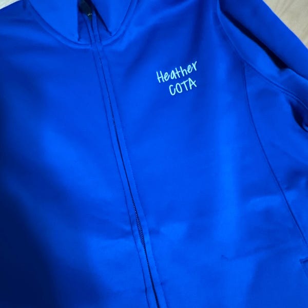 Occupational Therapy Caduceus Stethoscope Stretch Sportwick Jacket With ...