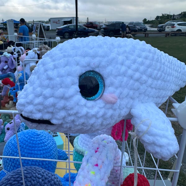 PATTERN: Plush Belinda the Beluga Whale Pattern - Amigurumi Beluga ...