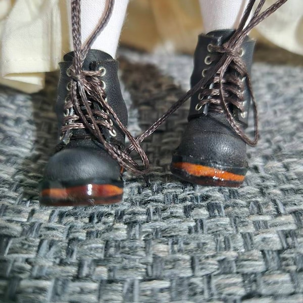Blythe Shoes, Neo Blythe Leather Boots,ob22/ob24 Leather Shoes, Doll ...