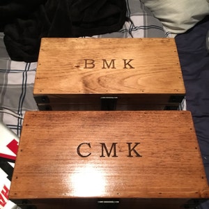 Personalized Wooden Memory Box/chest, Sturdy Wooden Chest Used as a ...