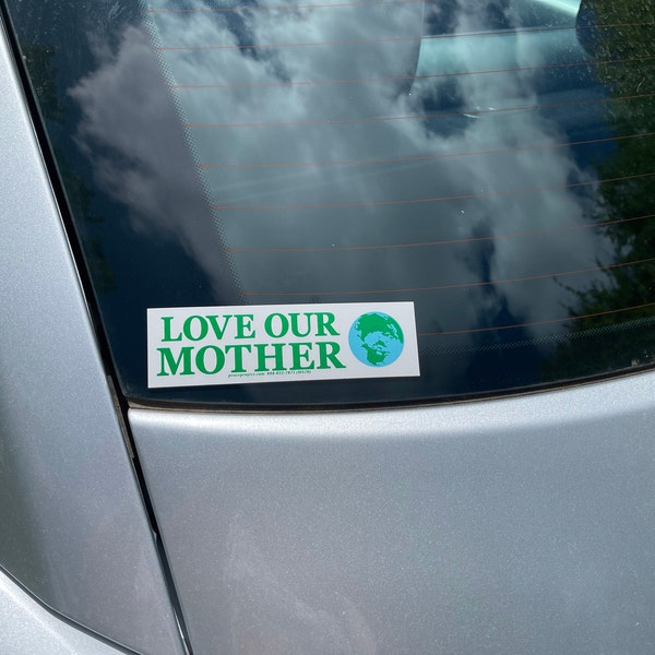 Love Our Mother - Small Bumper Sticker / Laptop Decal or Magnet - Etsy