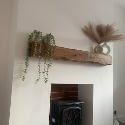 Oak Beam Mantle Mantel Piece 6 X 4 Handmade Rustic Kiln Dried - Etsy