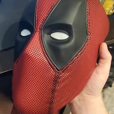 X-force Grey Deadpool Costume Cosplay Mask With Magnetic Eyes - Etsy