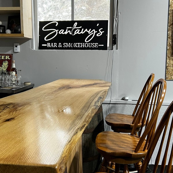 Personalized Bar LED Metal Art Sign / Light up Pub Metal Sign / Multi ...