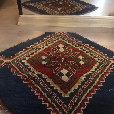 Green Kilim Rug 3x4 Ethnic Anatolian Kilim Aztec Pattern Multicolor ...
