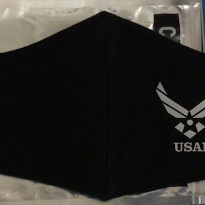 USAF Air Force Retired Face Mask & American Flag Face Mask | Etsy