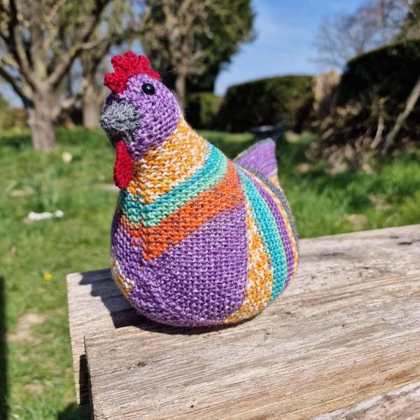 Knitted - Emotional Support Chicken™ Pattern (original and Only Legal ...