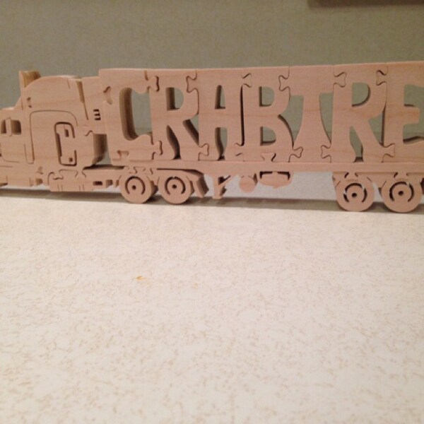 Custom Car or Truck Puzzle Made With the NAME of Your Choice Pick ...