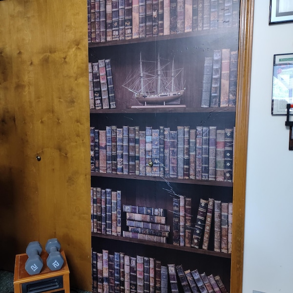 Sci-fi Door, Star Ship, Spaceship Mural for Door, Wall, Fridge, Sticker ...