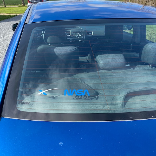 NASA 'worm' Logo - Vinyl Decal Sticker - Multiple Colors Available! - Etsy