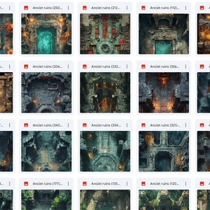 Dungeons and Dragons Battlemaps & Backgrounds Bundle Digital RPG Maps ...