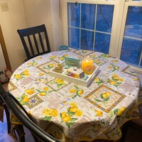 Lemon Tablecloth | Italian Tableware | Majolica Tile Style | Italian ...