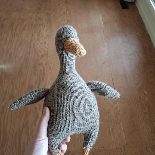 My Lovely Goose Toy KNITTING Pattern FLAT Version | Handmade Amigurumi ...