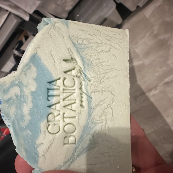 Custom Brass Soap Logo Stamp, Logo Embosser Handmade Metal Soap Seal ...