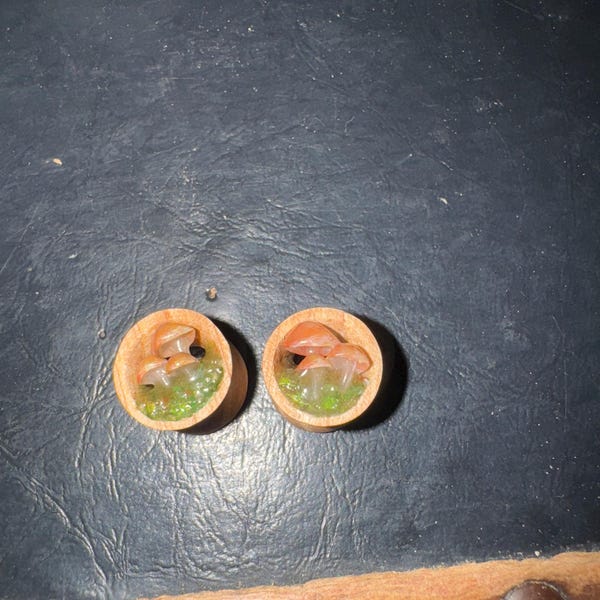 Smoky Quartz Septum Pincher. Stretched Septum 6g, 4g, 2g, 0g, 00g, 7/16 ...