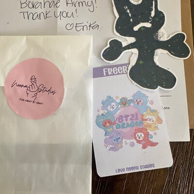 We Are Bulletproof Sparkly Sticker Set BTS Stickerbts Merch bts ...