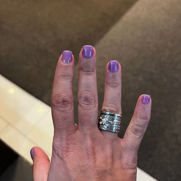 Seal of Solomon, King Solomon Ring, Kabbalah Ring, Signet Ring, Silver ...