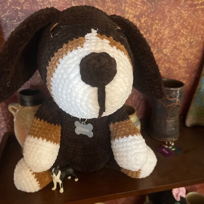 E-book Crochet Pattern Amigurumi Dog Puppy Bernese Bruce PDF english - Etsy