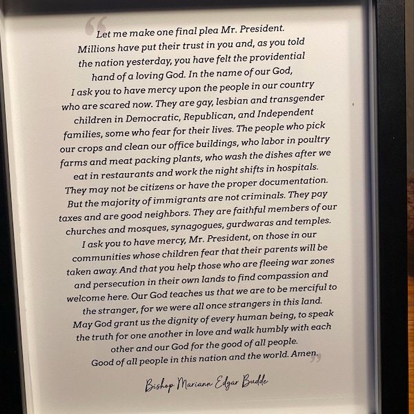 Custom Text Print, Custom Speech Photo Frame, Personalized Eulogy ...