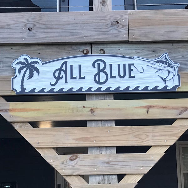 Personalized Custom PVC Sign for Your Beach Home Coastal Retreat ...