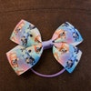 Pair of Dogs Ribbon Hair Bows Alligator Clip/bobbles Girls Baby Toddler ...