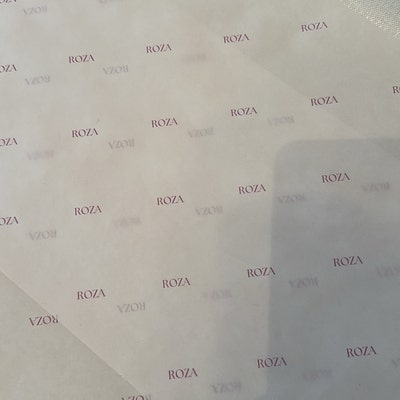 Logo Branded Packaging Black Tissue Paper Branded Tissue Paper Sheets ...