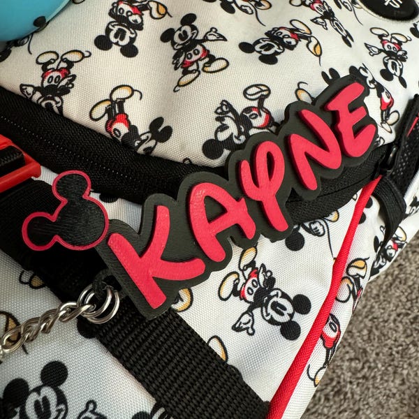 Custom Disney Keychain, Disney Name Key Chain, Disney Name Tags ...