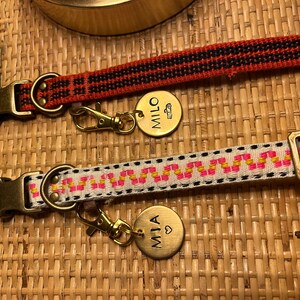 Simple Custom Hand Stamped Dog Tag Dog Tags for Dogs Pet Id - Etsy