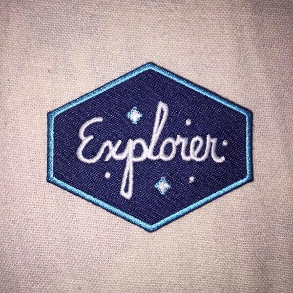 Explorer Patch - Glow in the Dark Iron-on Outer Space Patches - Etsy